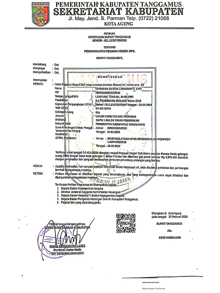 SK Pns Tunggal | PDF