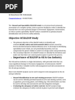 Hazard and Operability HAZOP Study Worksheet Template | PDF