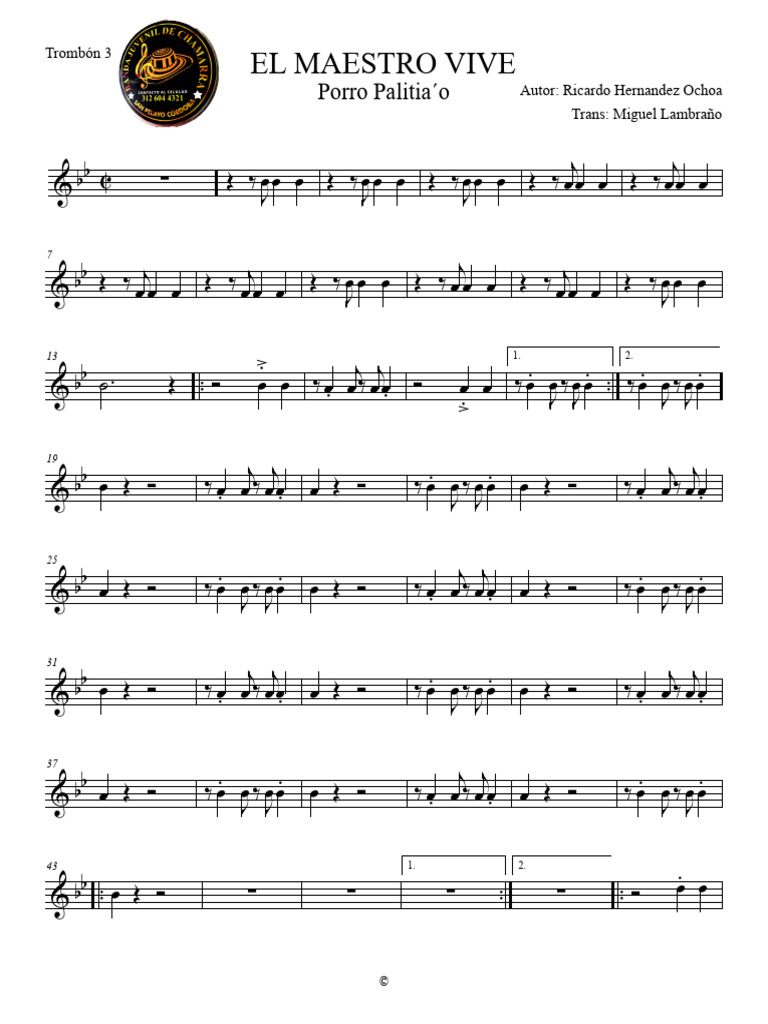 EL MAESTRO VIVE TROMBON 3 | PDF