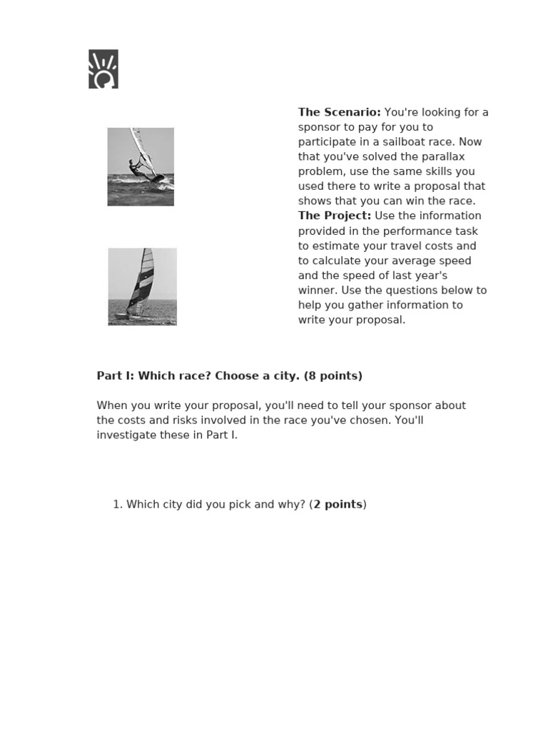 2.11.2 Project - Performance Task - The Parallax Problem (Project) | PDF | Triangle