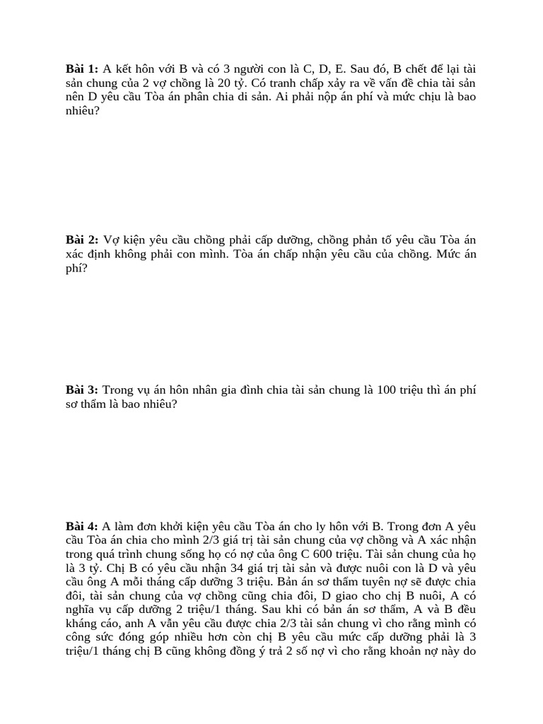 TÍNH ÁN PHÍ | PDF