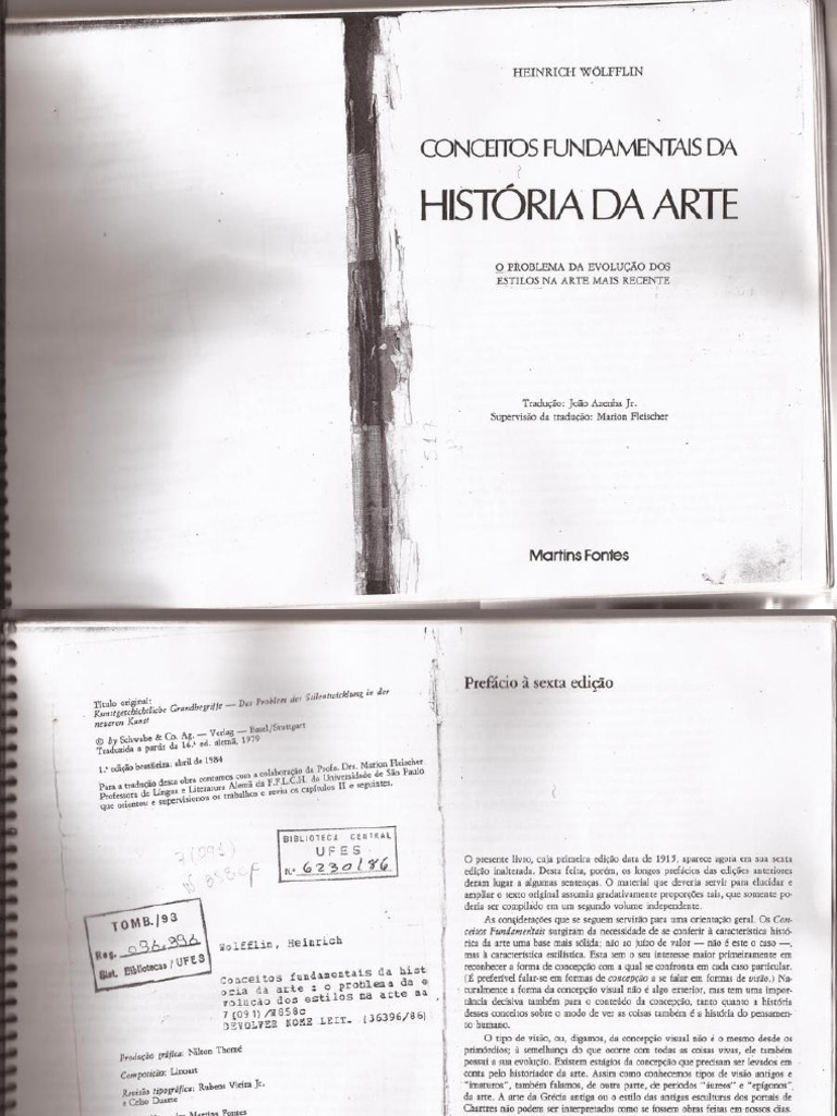 WOLFFLIN - Conceitos Fundamentais Da História Da Arte | PDF