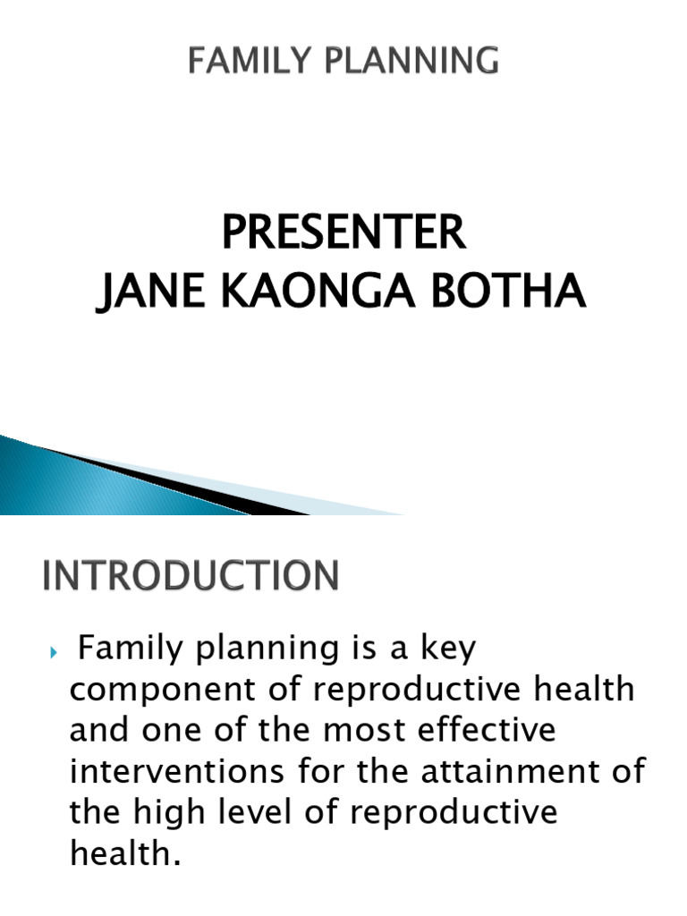 Unit 4 Family Planning Pdf Birth Control Menstrual Cycle