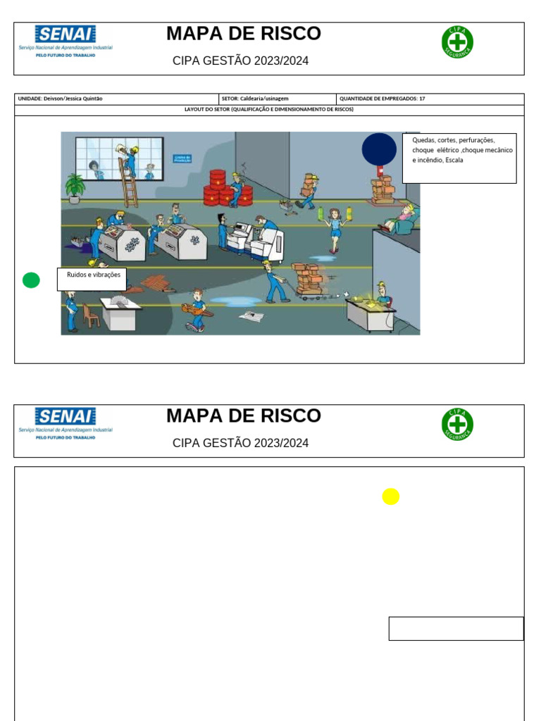 SA Mapa de Riscos - SENAI.1docx | PDF
