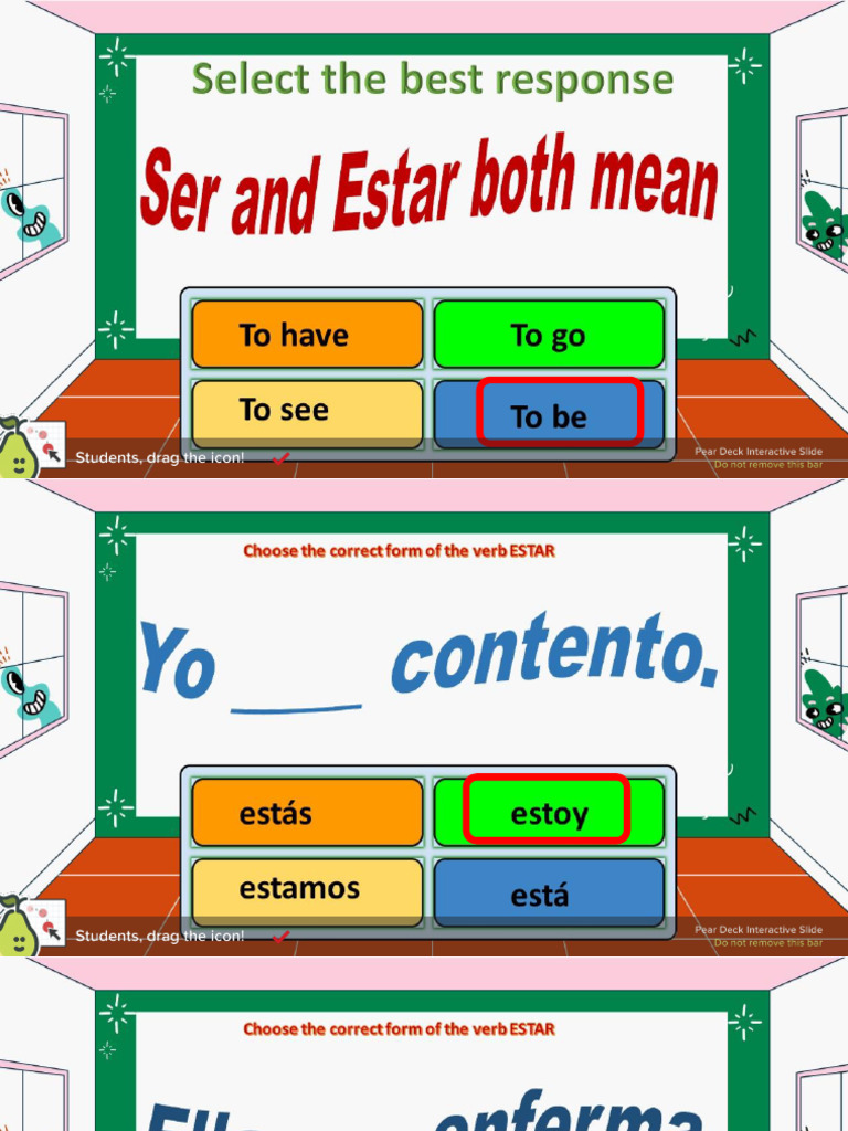 Practice Ser Vs Estar - Juan Martin Sajche | PDF
