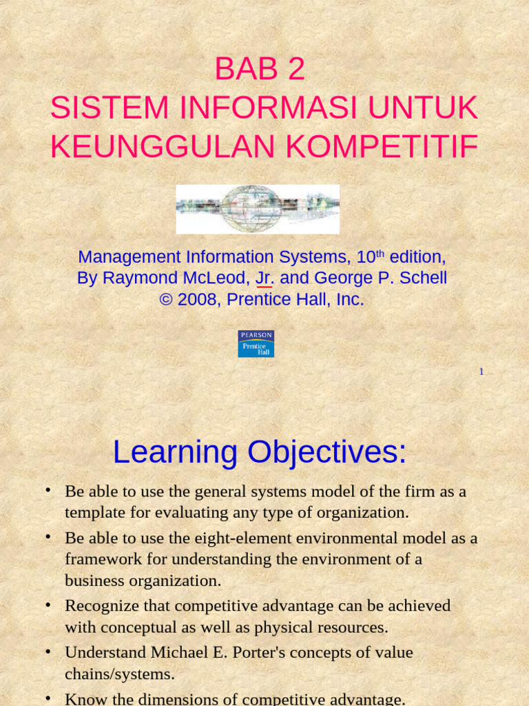Sistem Keunggulan Kompetitif | PDF