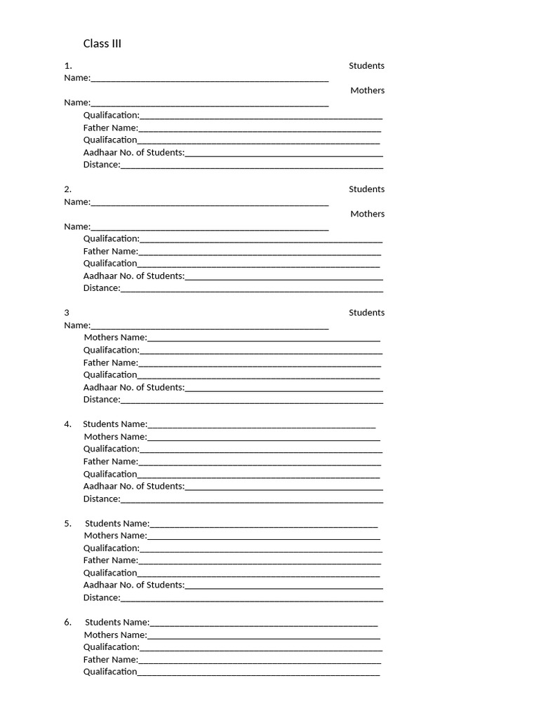 Class III | PDF | Microsoft