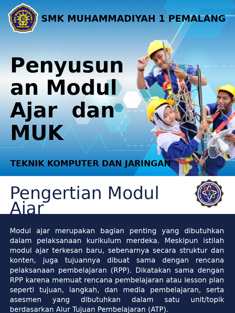 Penyusunan Modul Ajar Dan MUK | PDF | Pengembangan Diri