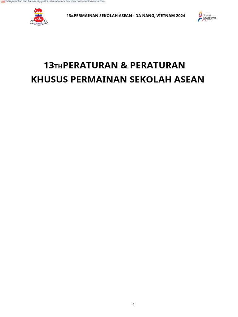 1.1.specific Rules and Regulations - 13th ASG 2024.en - Id | PDF