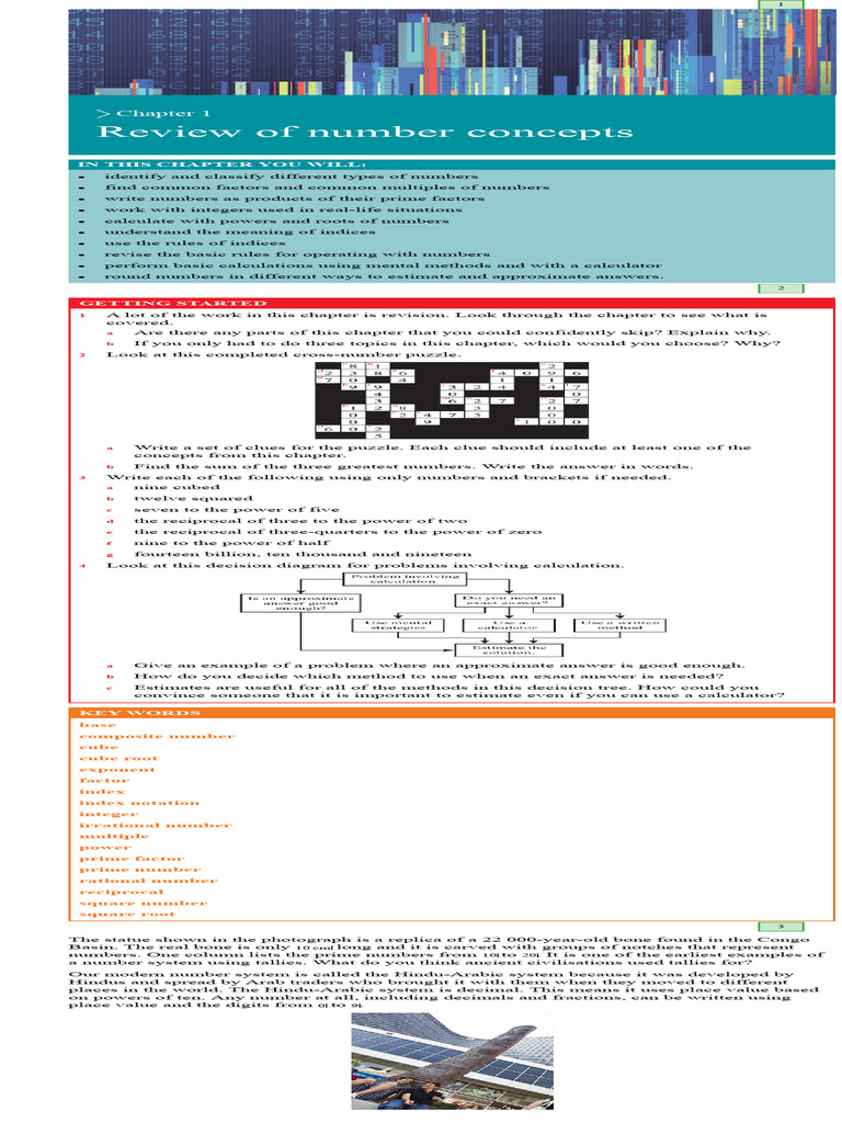 Cambridge Igcse™ Mathematics Core And Extended Coursebook With Digital Version Pdf Numbers