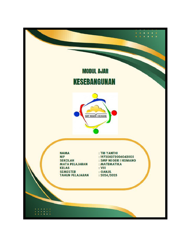 Modul Ajar Kesebangunan Kelas 7 | PDF