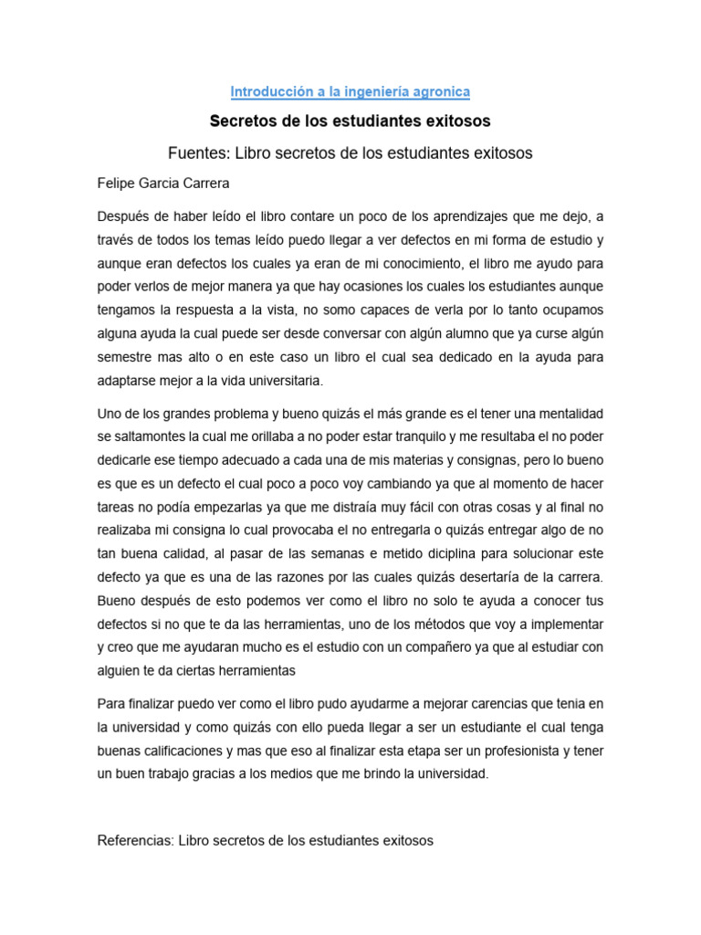 Introducción A La Ingeniería Agronica | PDF