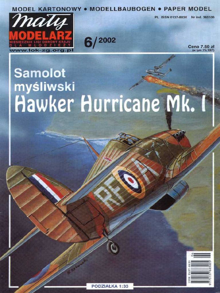 Hawker Hurricane Mk.I Paper | PDF