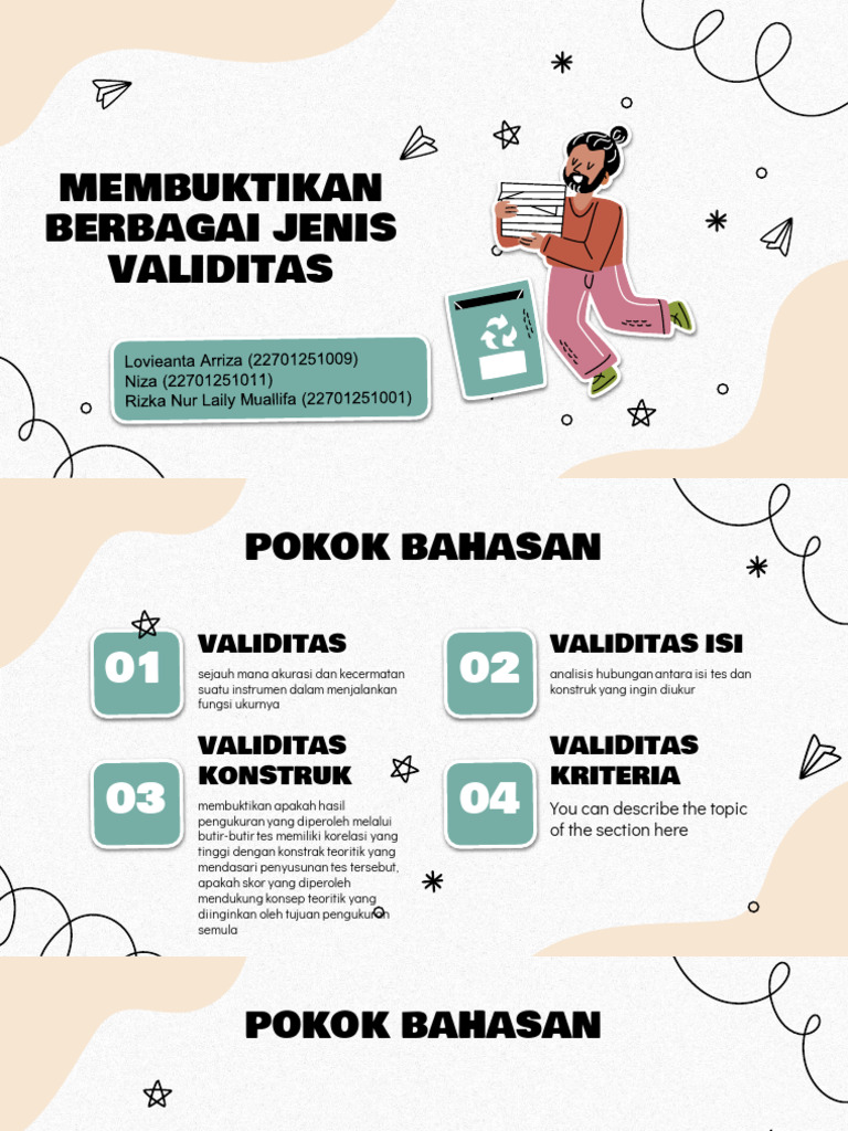 Memahami Jenis-jenis Validitas dalam Pengukuran | PDF