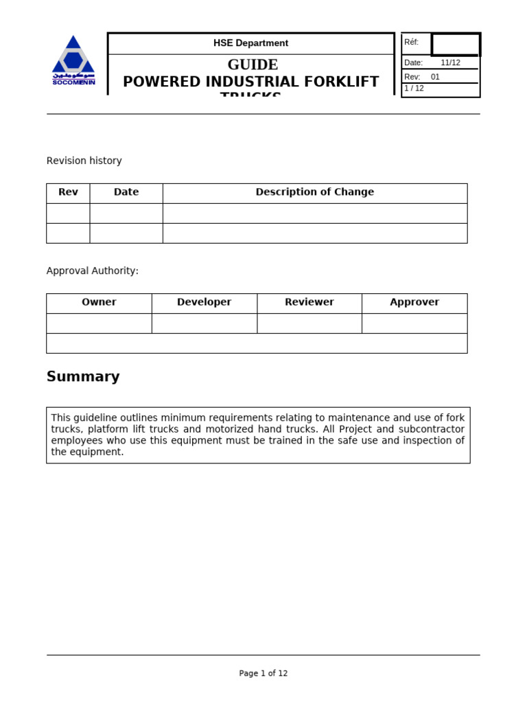 Powered Industrial Forklift Trucks | PDF | Forklift | Elevator