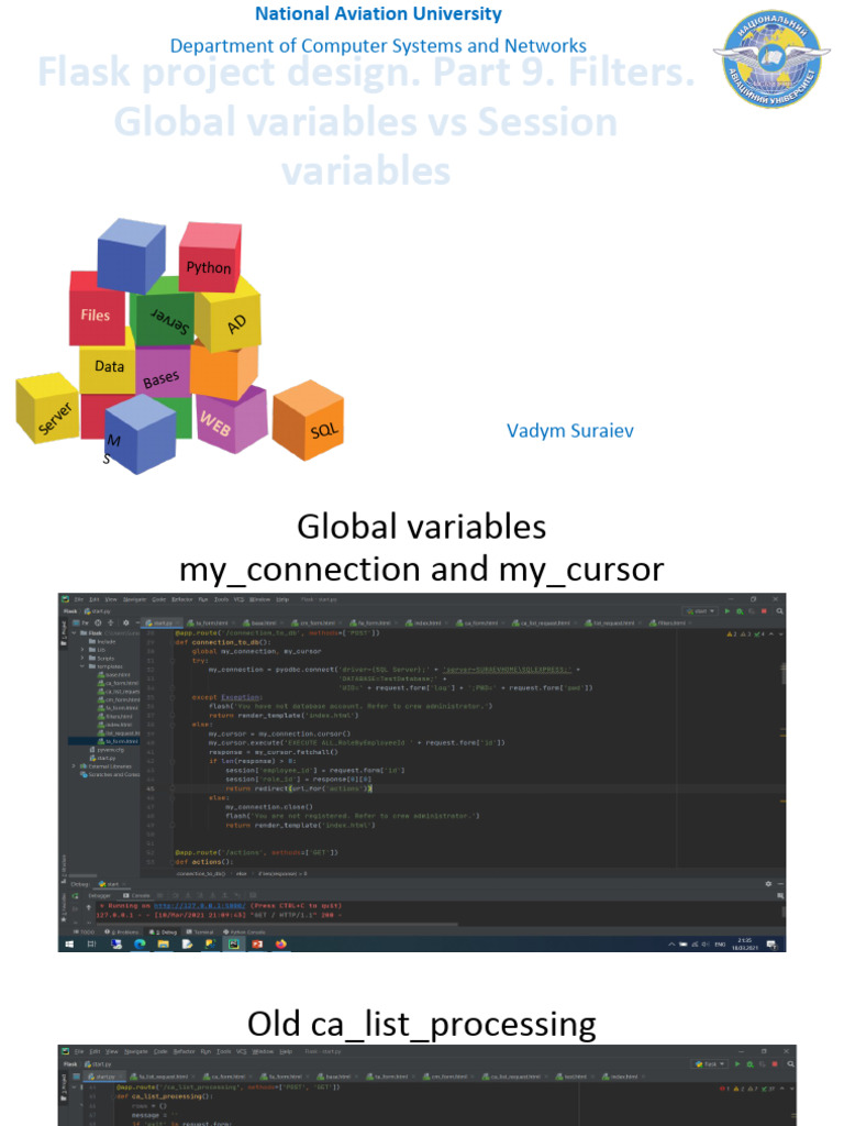 Part 9. Filters. Global Variables Vs Session Variables | PDF | Computers