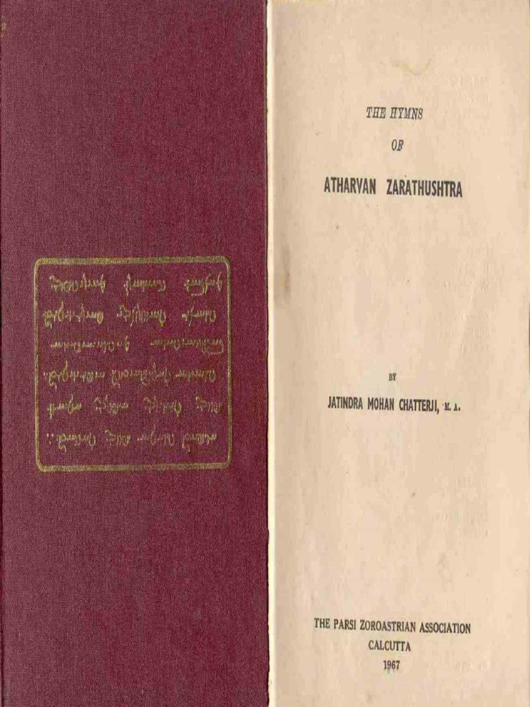 The Hymns of Atharvan Zarathushtra (1967) Chatterji - Hymns - Ebook144 ...