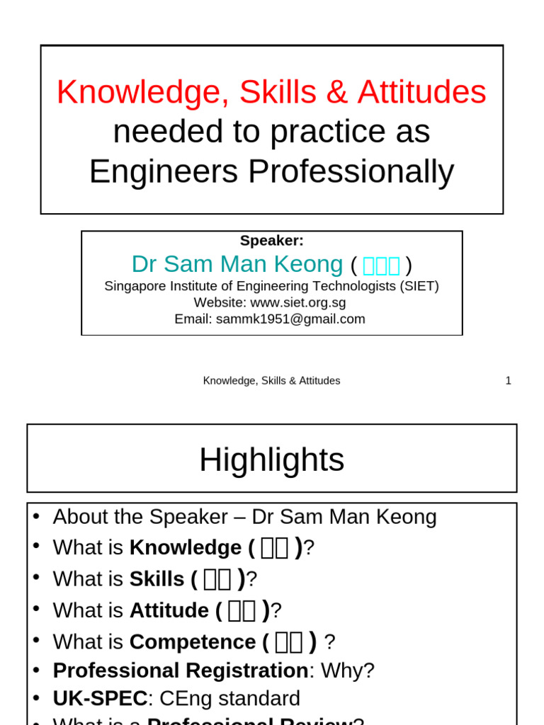 Knowledge Skills Attitudes Needed To Practice-Sam | PDF | Skill ... Knowledge Skills Attitudes Needed To Practice-Sam | PDF | Skill ...