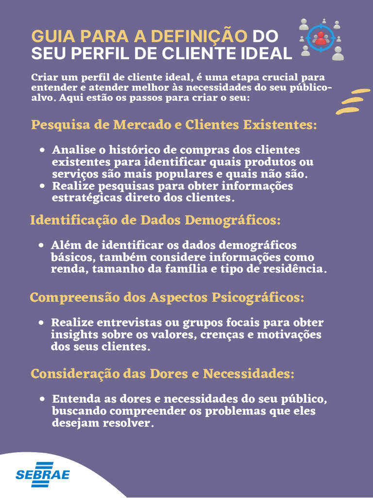 Guia para A Definição Do Seu Perfil de Cliente Ideal | PDF | Marketing ...