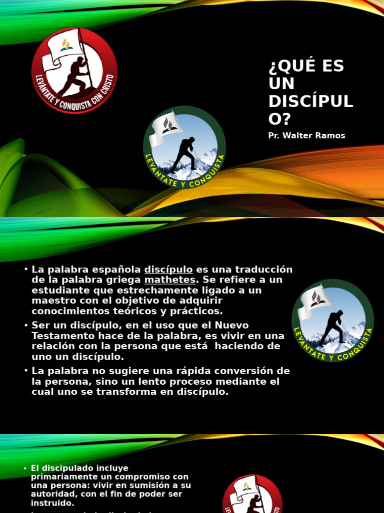 Significado del Discipulado Cristiano | PDF | Jesús | Cristo (título)