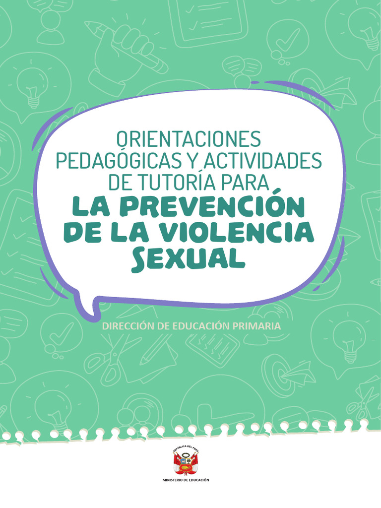 Taller de Tutoría Grupal Para La Prevención de La Violencia Sexual Nivel Primaria | PDF ...