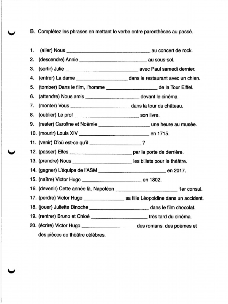 French 3 - Unit 1 - Grammaire | PDF