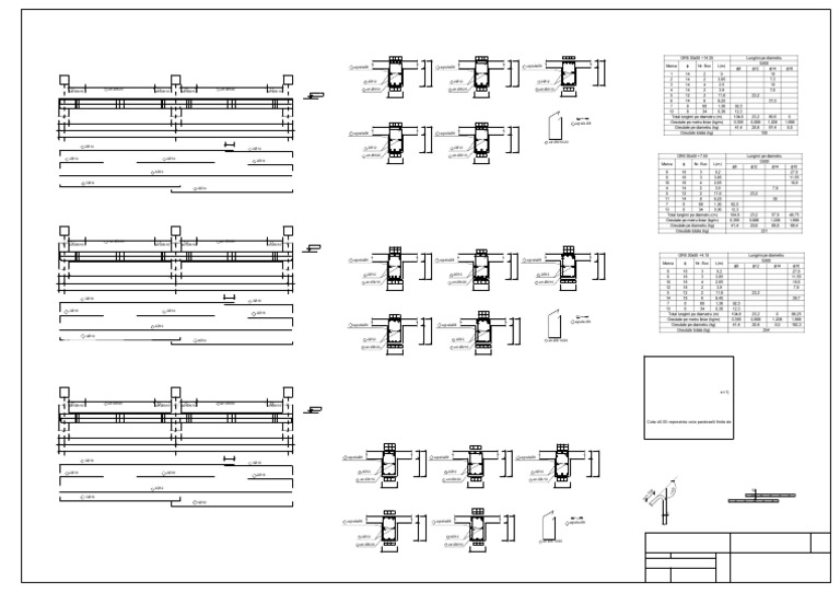 Plan Cofraj Armare Grinzi | PDF