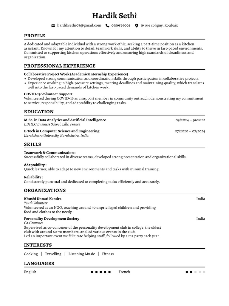 Hardik KA | PDF | Career & Growth | Art