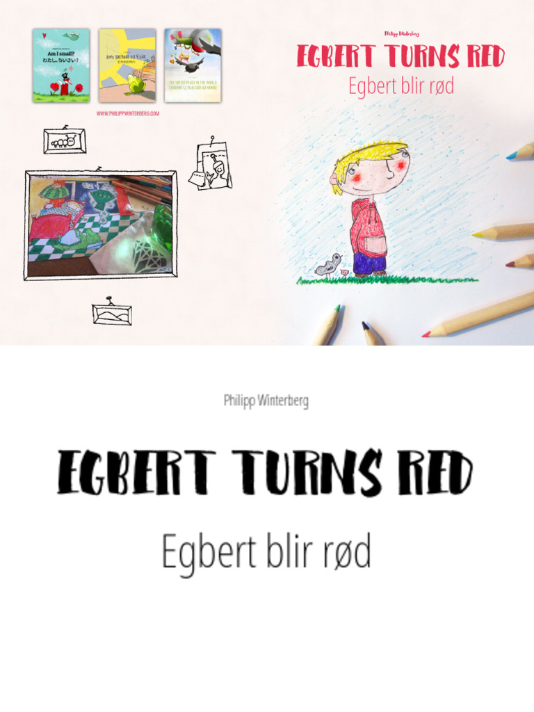 Egbert Blir Rød Egbert Turns Red (Norwegian-English) | PDF