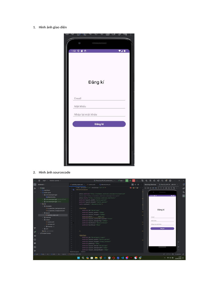 Hình ảnh giao diện,sourcecode | PDF