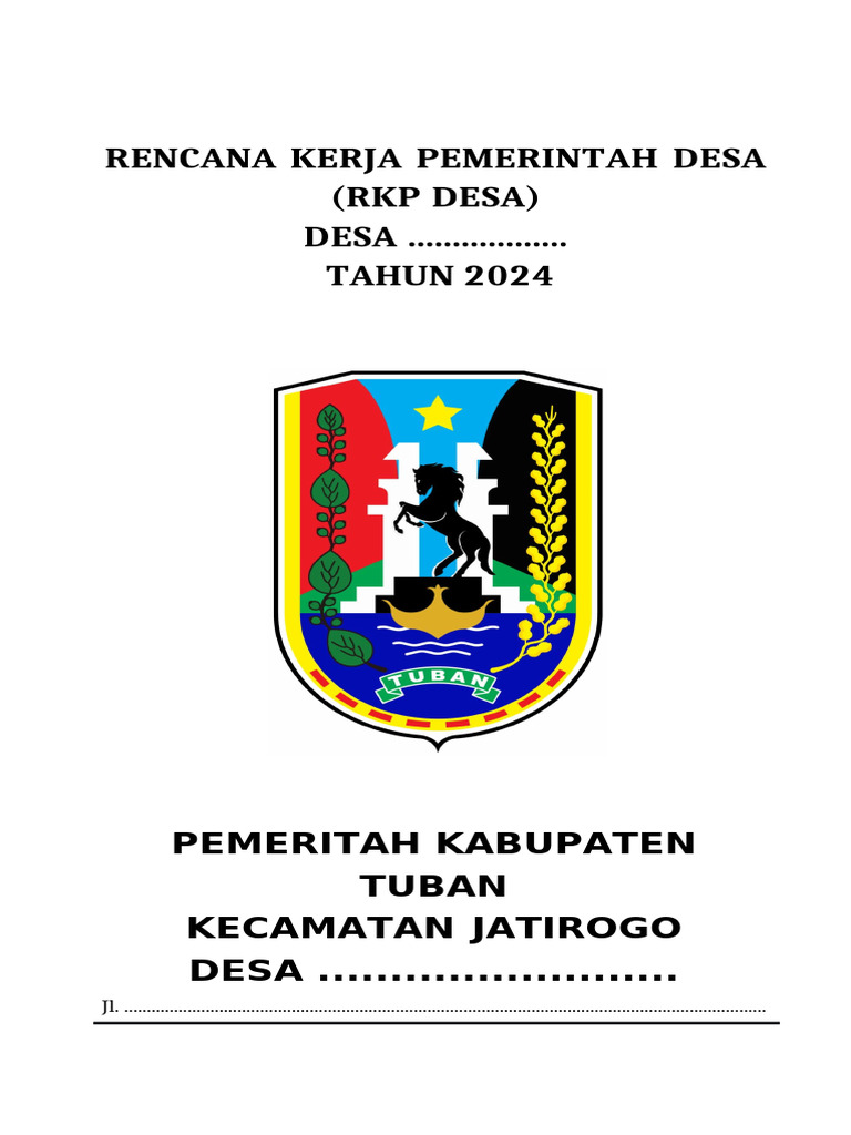 00. Dokumen_RKPDesa_2024 | PDF