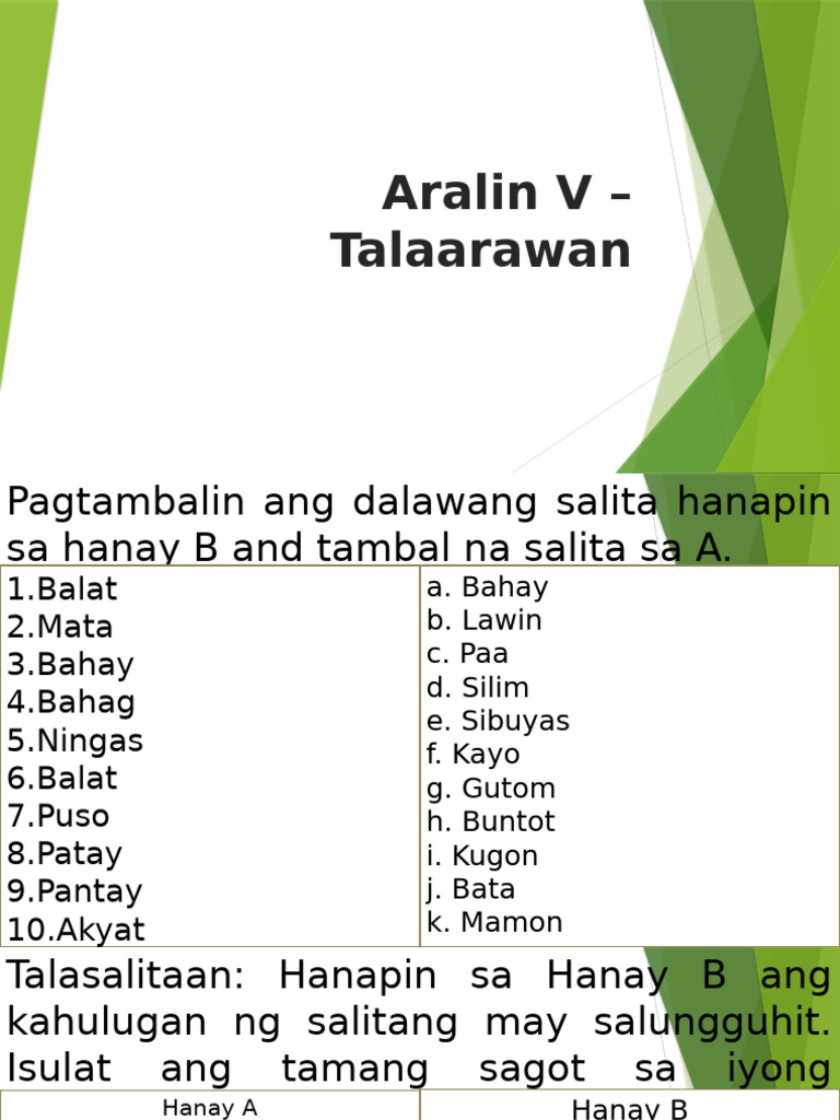 Aralin V - Talaarawan | PDF