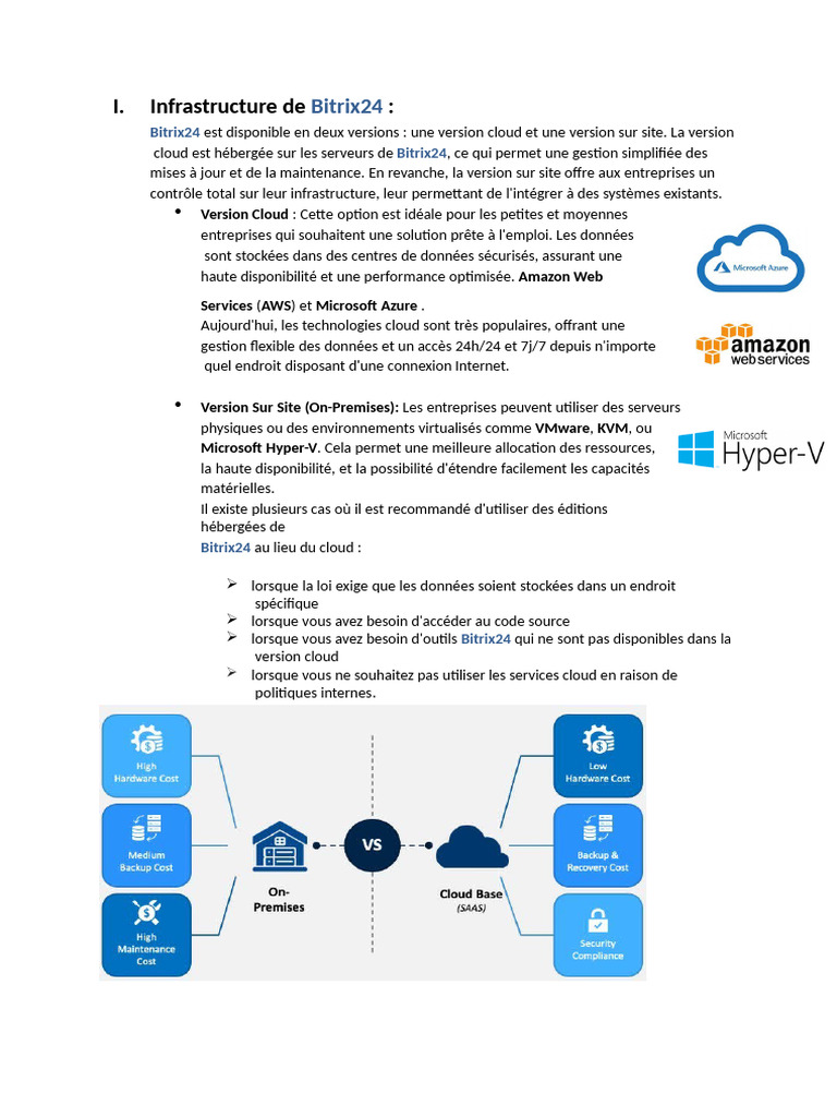 Infrastructure de Bitrix24 | PDF | Cloud computing | Application