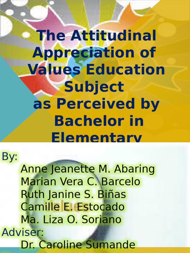 Thesis Presentation BEEd 4 1D PDF | PDF | Attitude (Psychology) | Theory