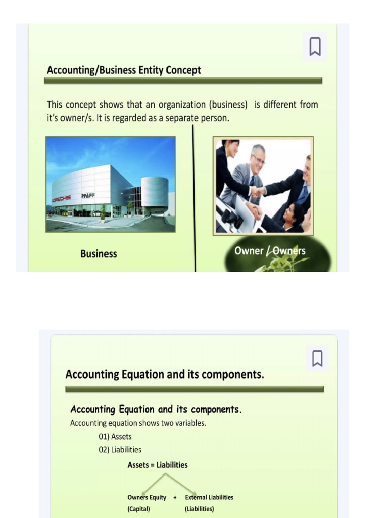 Accounting Concepts Presentation | PDF