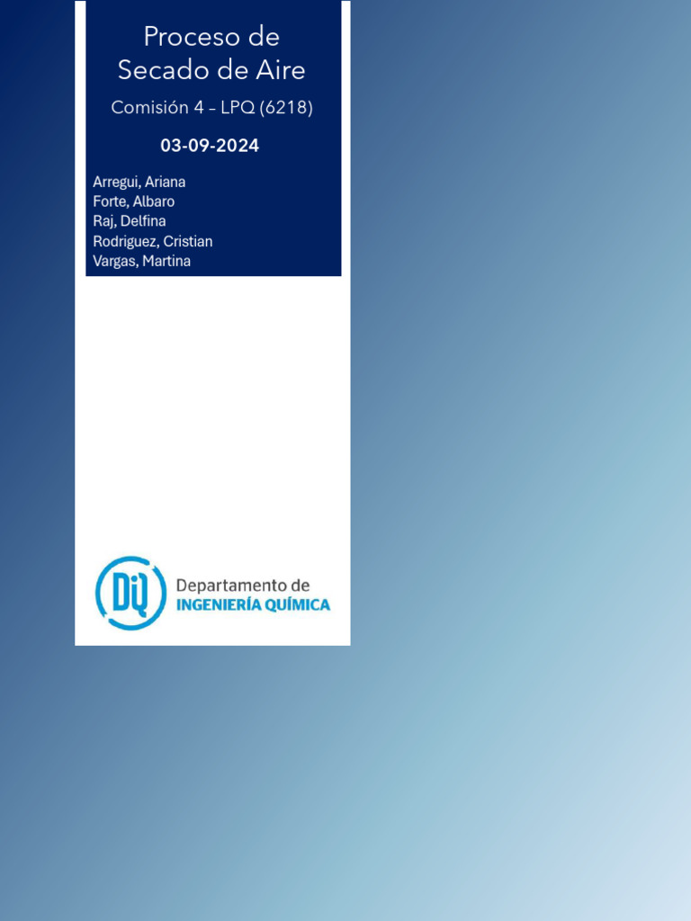 Anteproyecto Comision 4 Version Entregada | PDF | Adsorción | Humedad