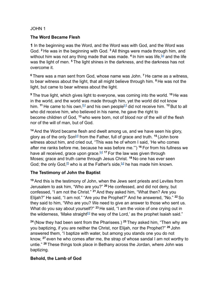 JOHN PRIM | PDF | Jesus | John The Baptist