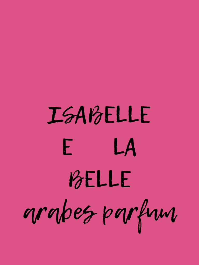 Isabelle Perfumes Árabes | PDF