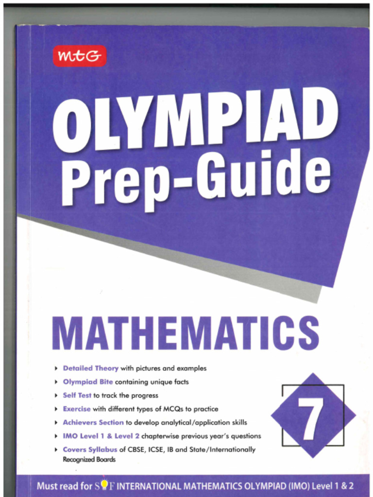 Grade 7 Olympiad Prep Guides - Algebraic Expressions | PDF