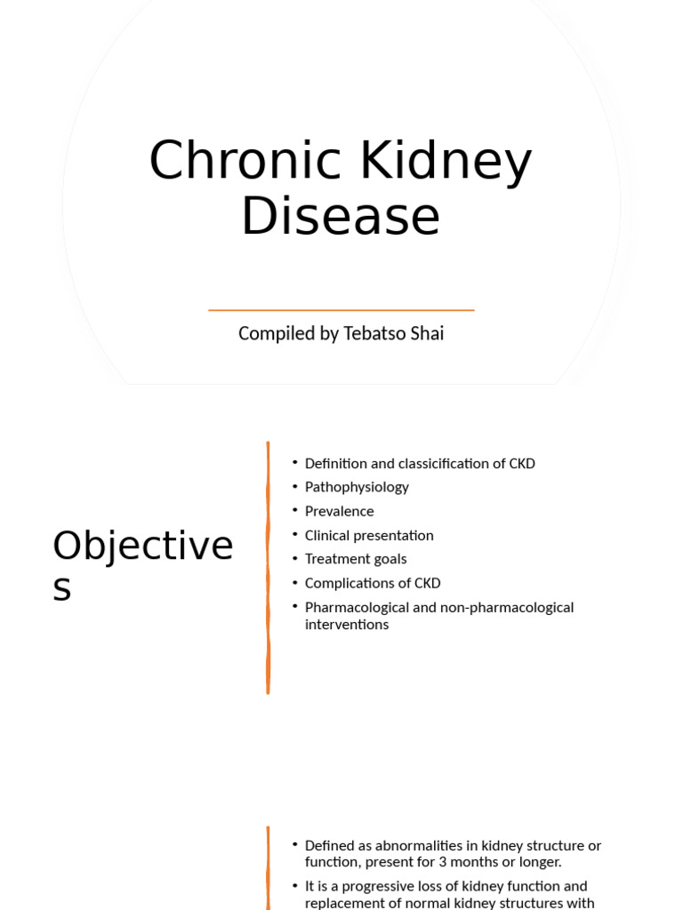 ckd chronic kidney disease notes | PDF | Chronic Kidney Disease ...