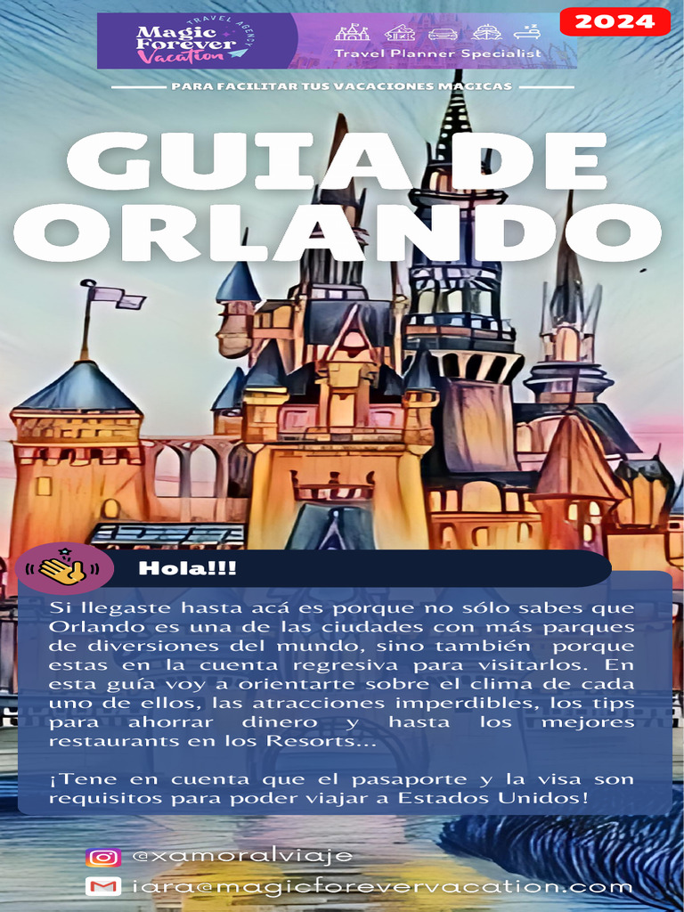 2024 Guia de Los Parques Temáticos en Orlando | PDF