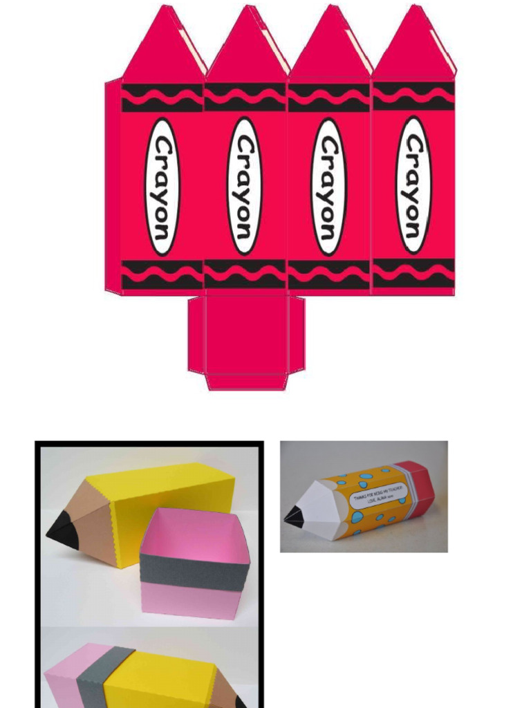 MOLDE CRAYOLA Y LAPIZ | PDF