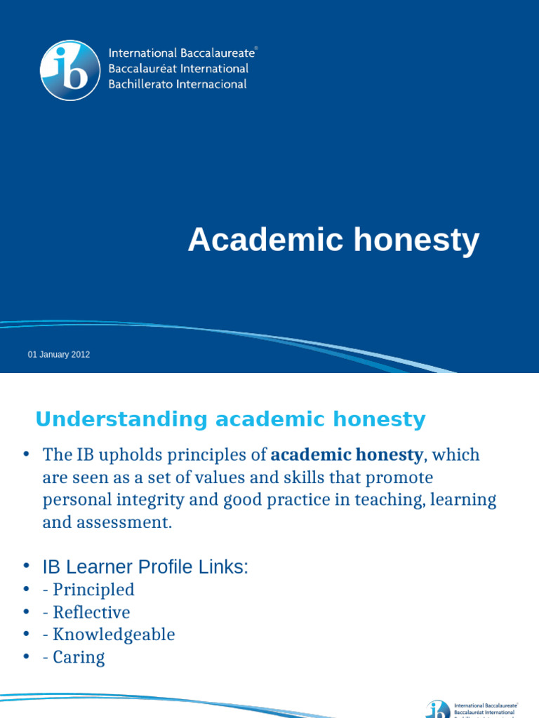 5 Academic Honesty PPT and Workshop | PDF | Academic Dishonesty ...