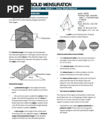 Solid Mensuration 1 | PDF | Area | Rectangle