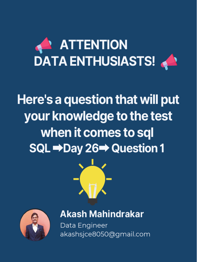SQL Query for Average Selling Price | PDF | Computers | Technology ...