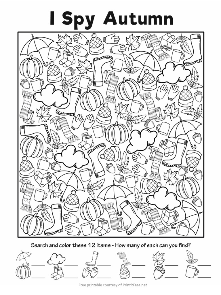 I Spy Autumn | PDF