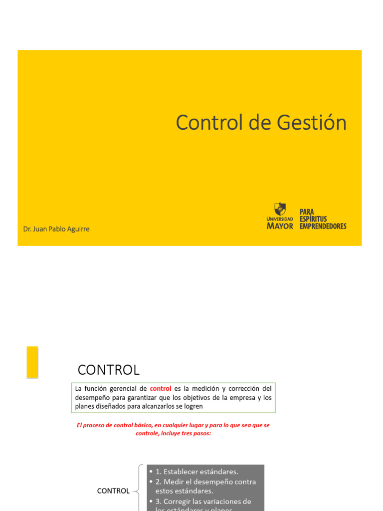 control_de_empresas_ | PDF | Presupuesto | Planificación