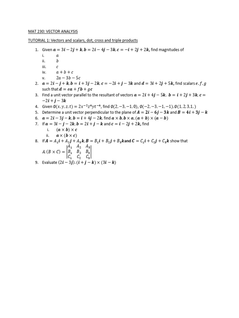 MAT 230 ASSIGNMENT 1 (1) | PDF
