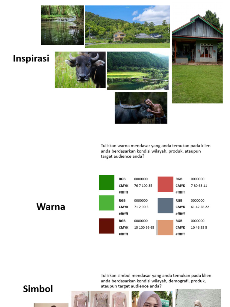 Warna dan Simbol untuk UMKM Penjahit | PDF