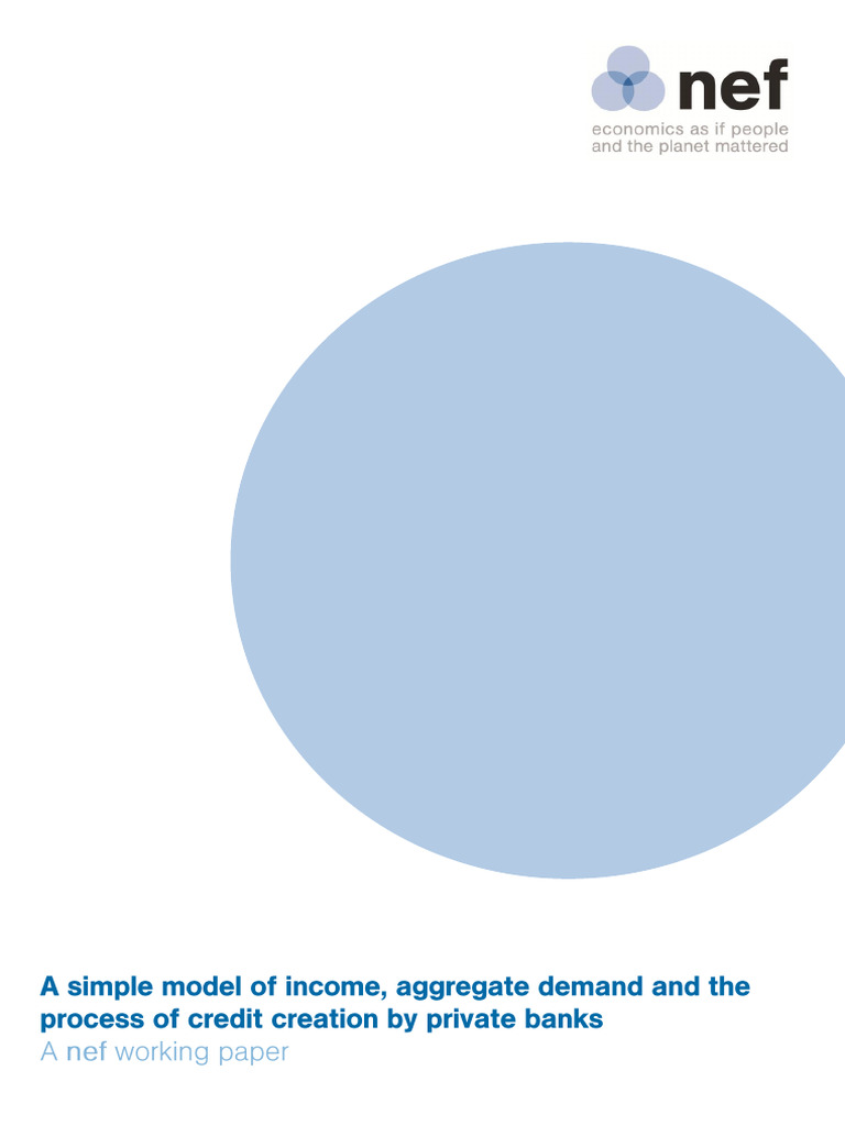 Credit Creation in Macroeconomic Models | PDF | Money | Banks